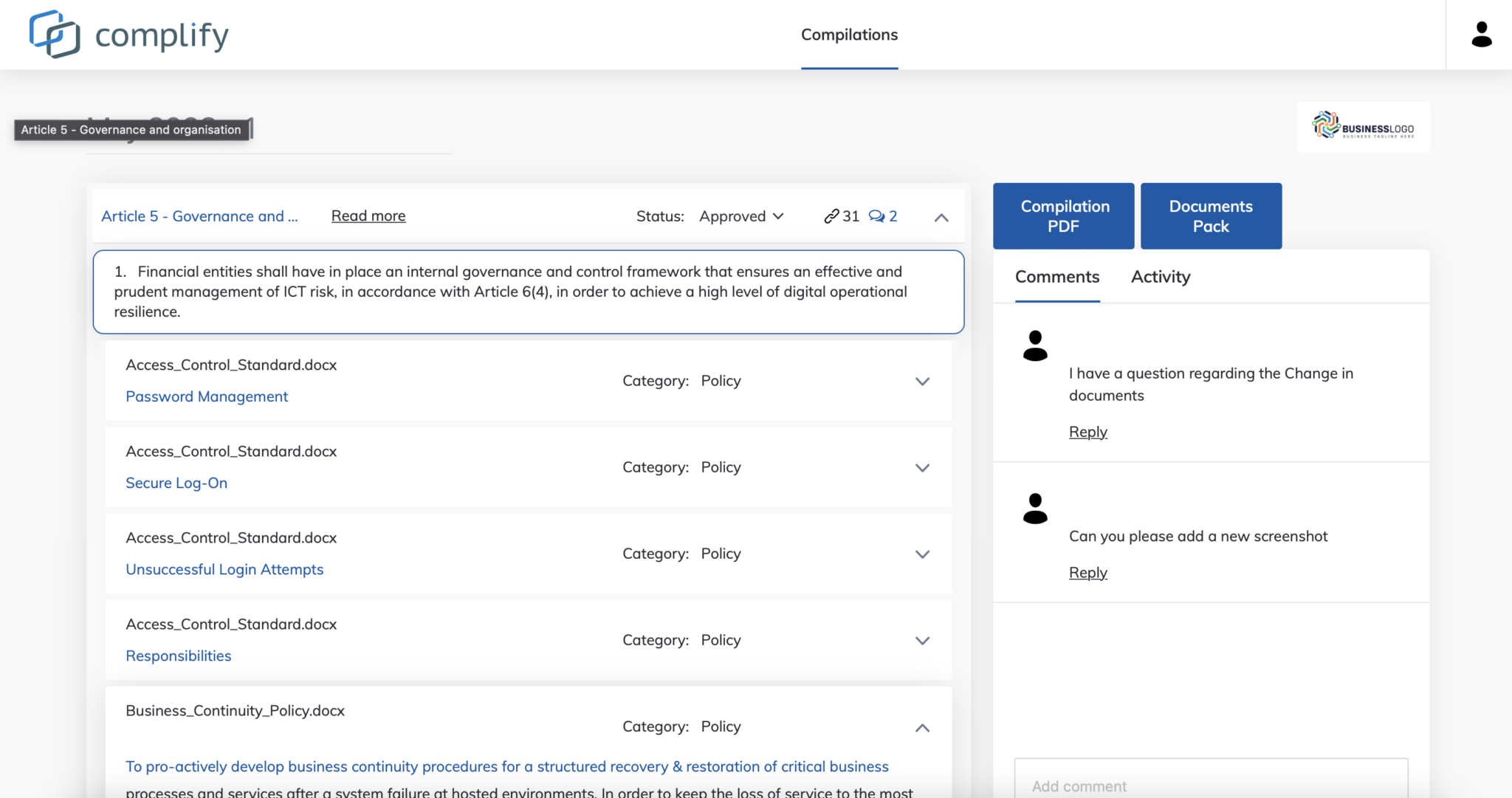 Complify - Compliance Simplified